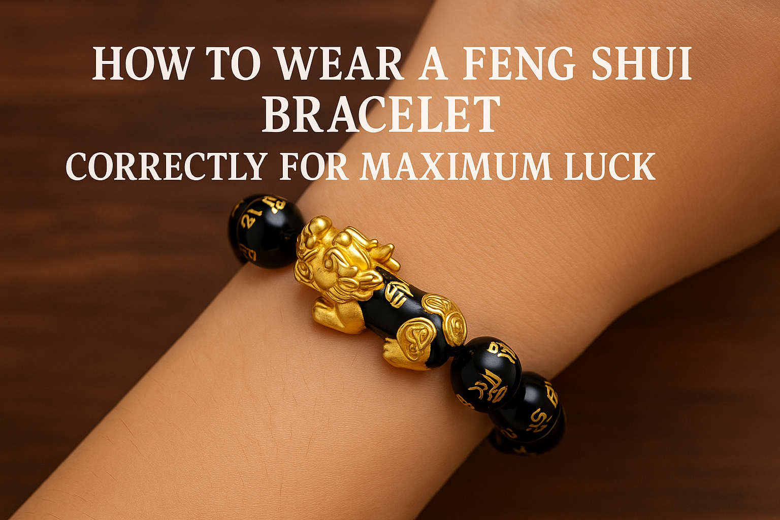 How to Wear a Feng Shui Bracelet Correctly for Maximum Luck - Wear ...