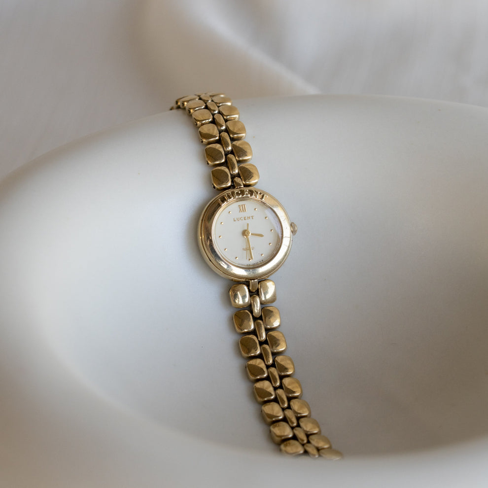 Vintage Seiko Lucent Gold Watch – wear fortune